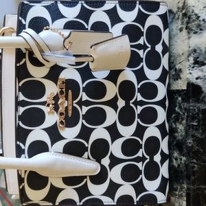 Coach | Bags | New Goldblack Multi Andrea Carryall In Signature Canvas ...